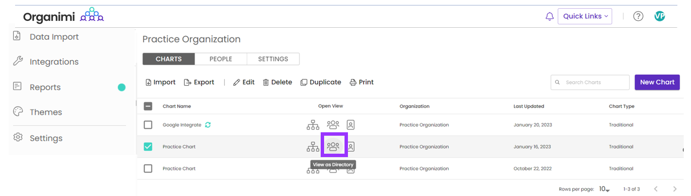 Customize your directory settings in Themes. – Organimi Help Center
