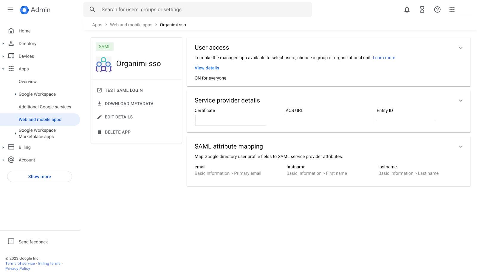 Google SSO Setup Guide – Organimi Help Center