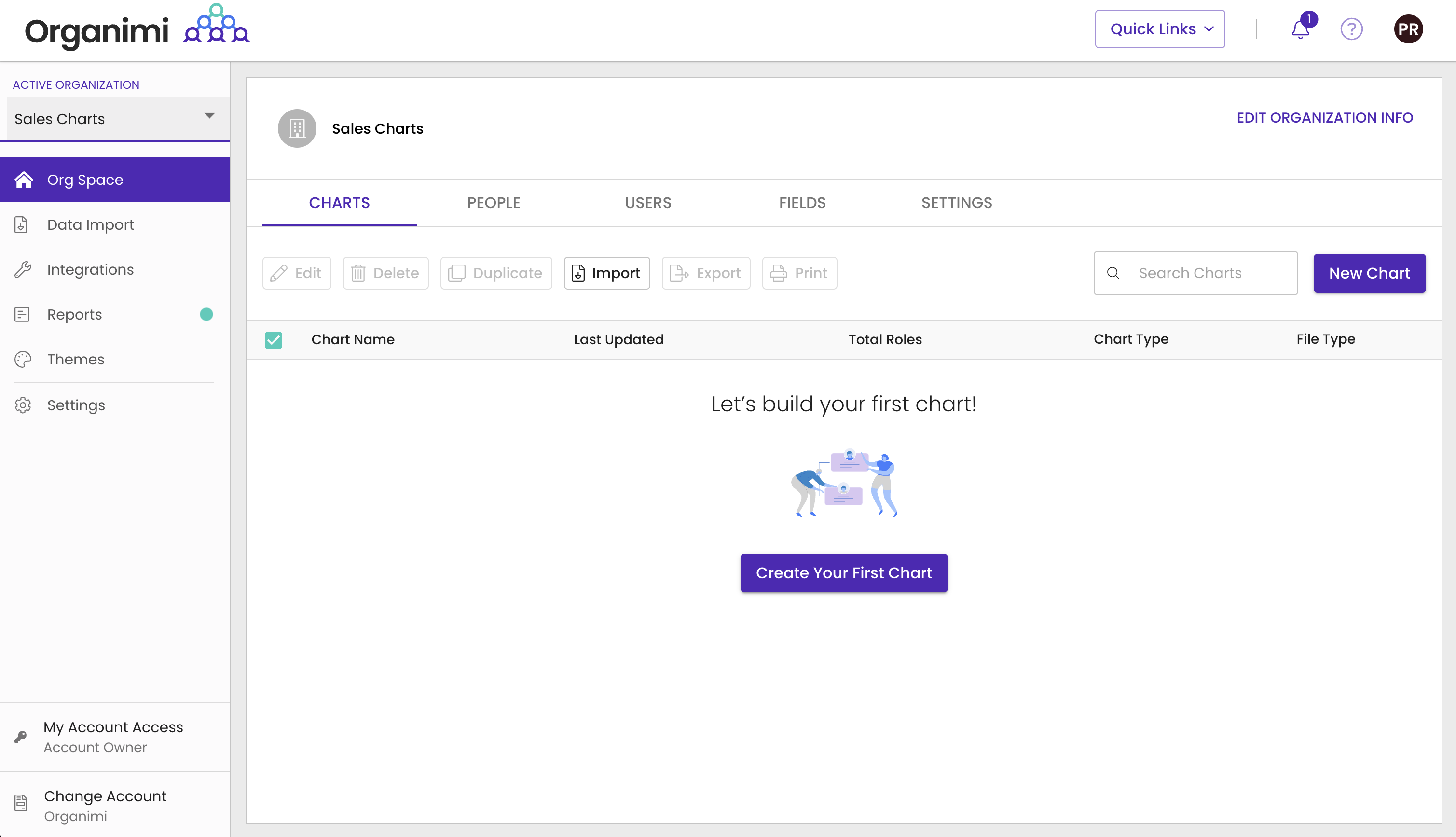 How to create an organization. – Organimi Help Center