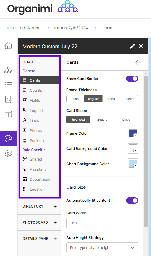 Apply a customized theme to your org chart. – Organimi Help Center