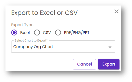 Export An Org Chart To An Excel Or CSV File Organimi Help Center