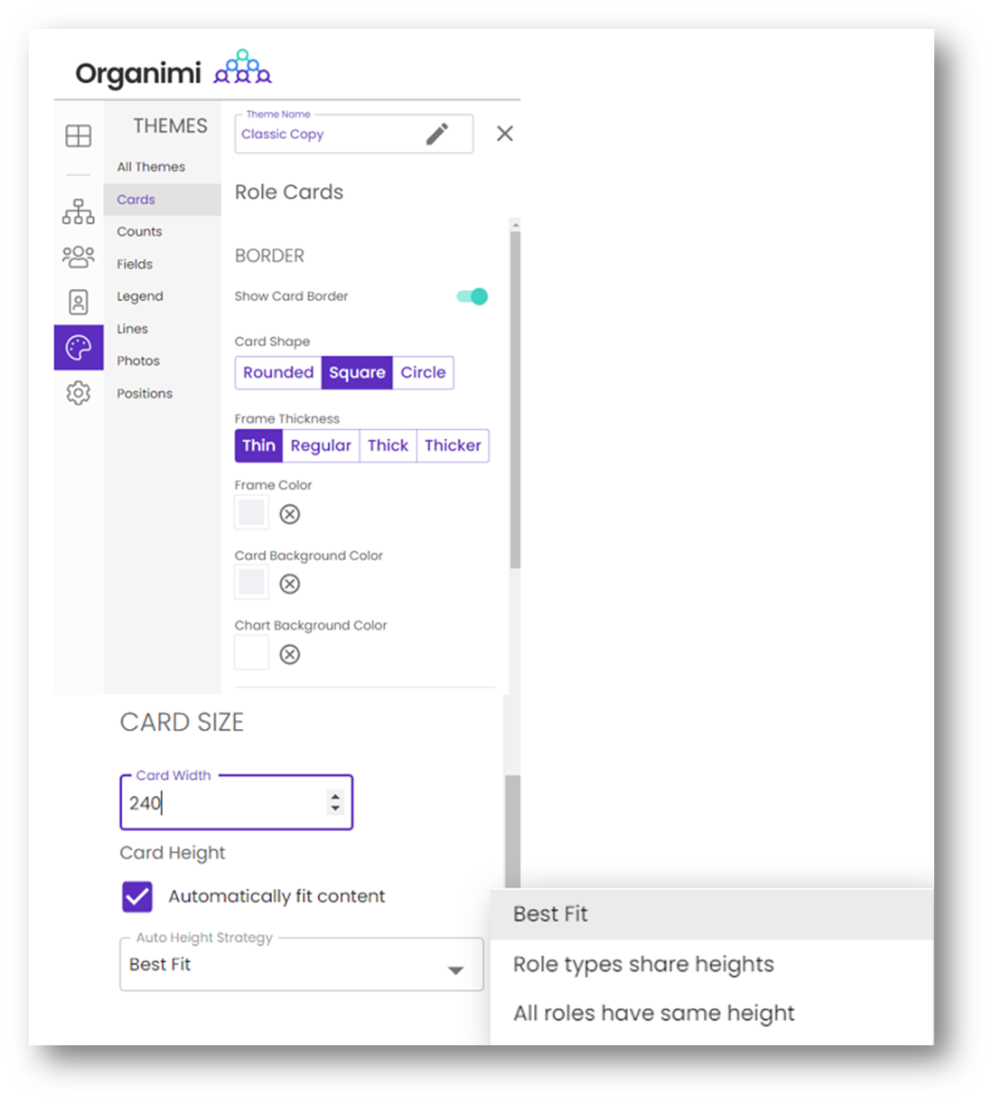 Format your chart for printing. – Organimi Help Center