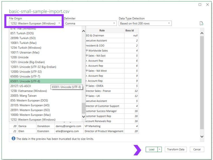 How To Import Special Characters Signs And Fonts From A CSV File Into 