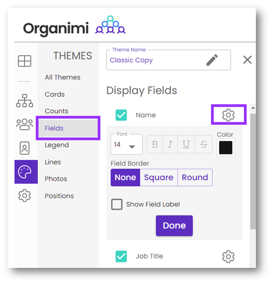 Format your chart for printing. – Organimi Help Center